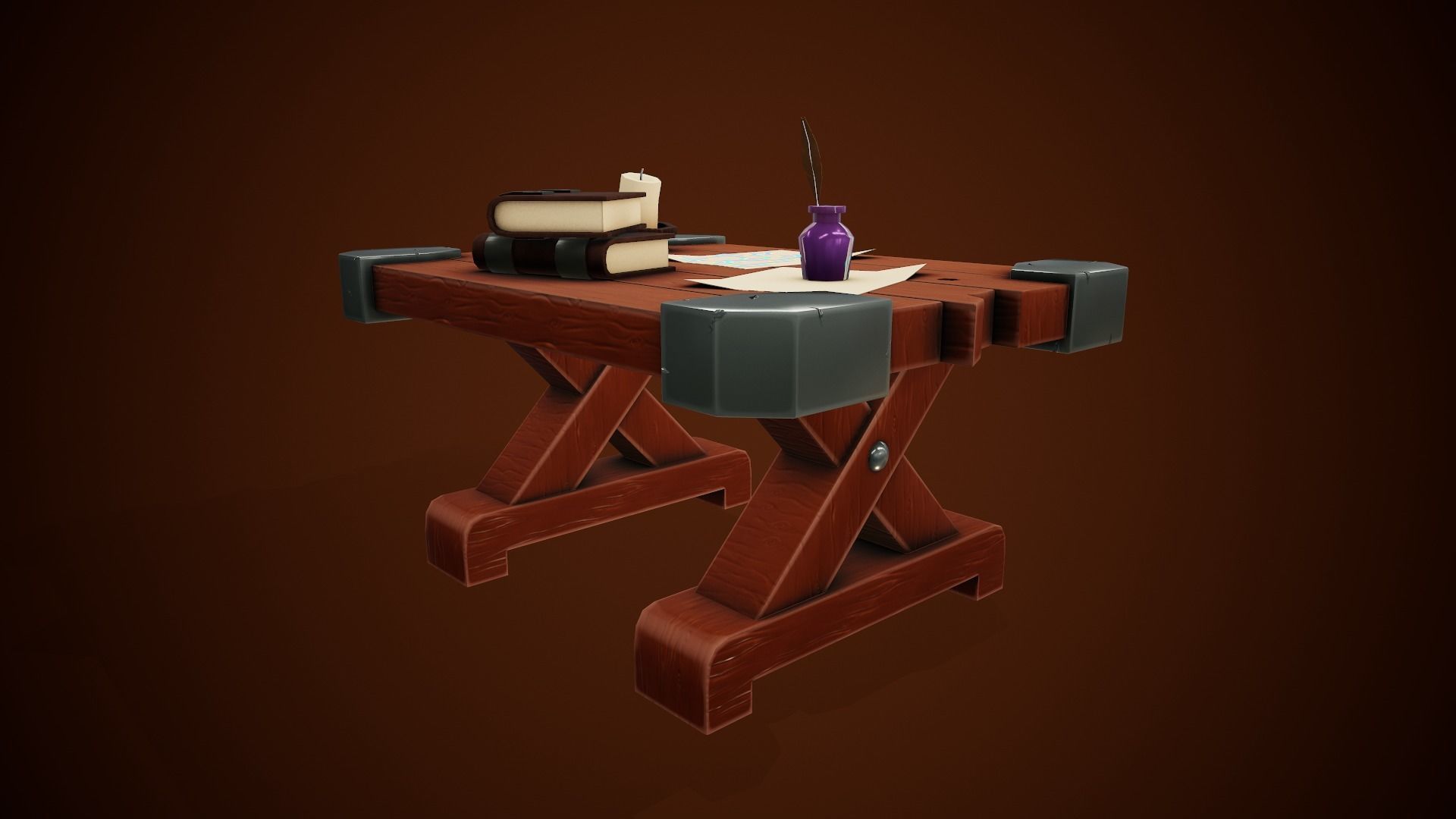 3D model Stylized Table - Tutorial Included VR / AR / low-poly | CGTrader