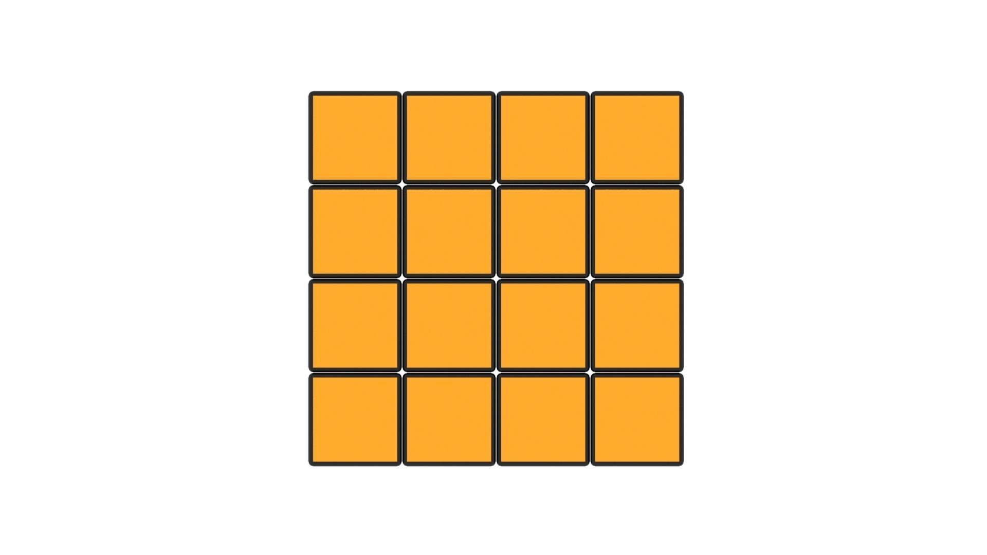 Rubiks Cube 4x4x4 3d Model Cgtrader
