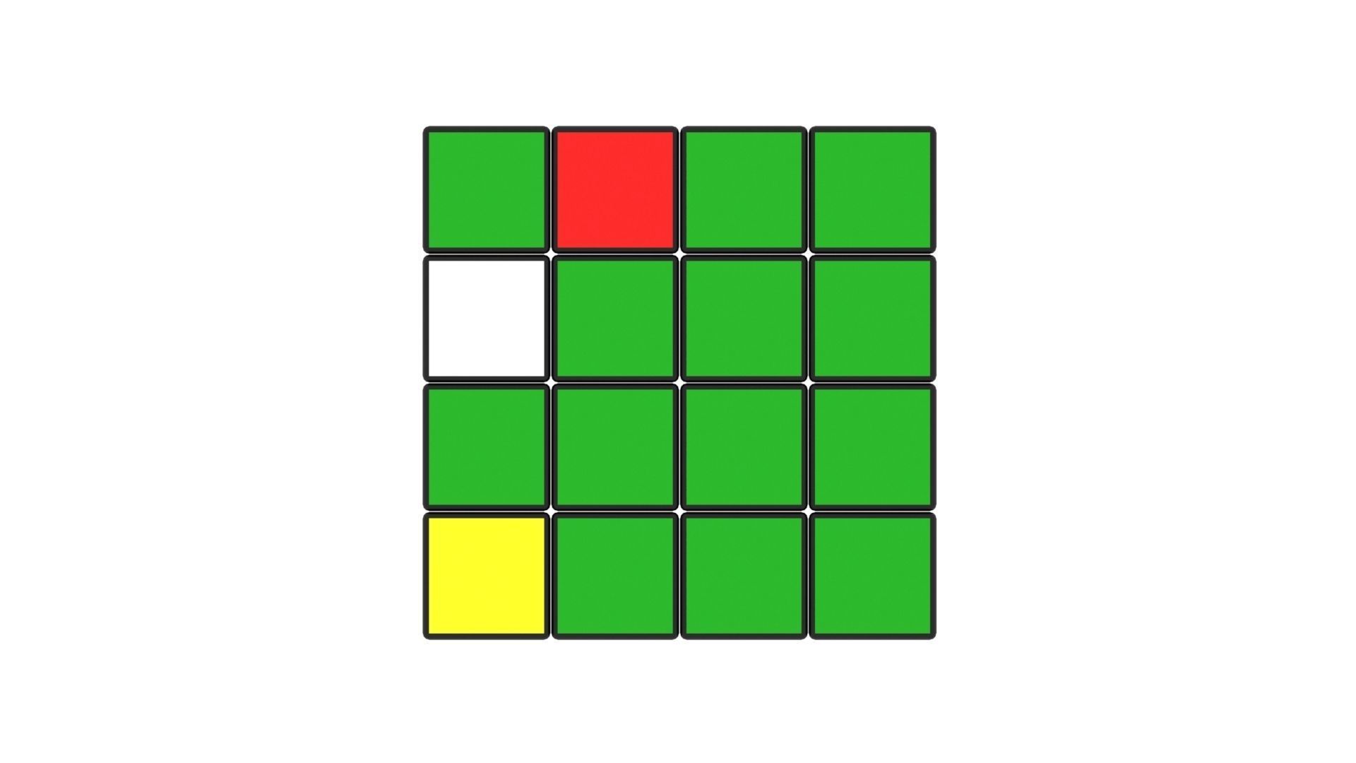 Rubiks Cube 4x4x4 3d Model Cgtrader