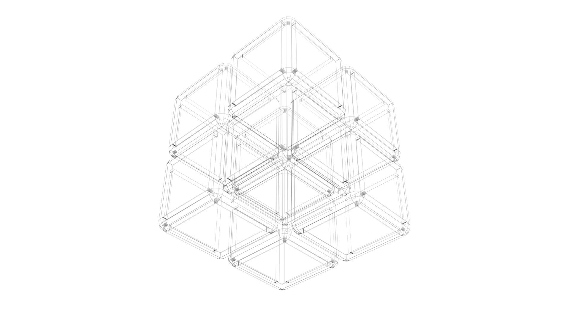 Rubiks Cube 2x2x2 3D model | CGTrader