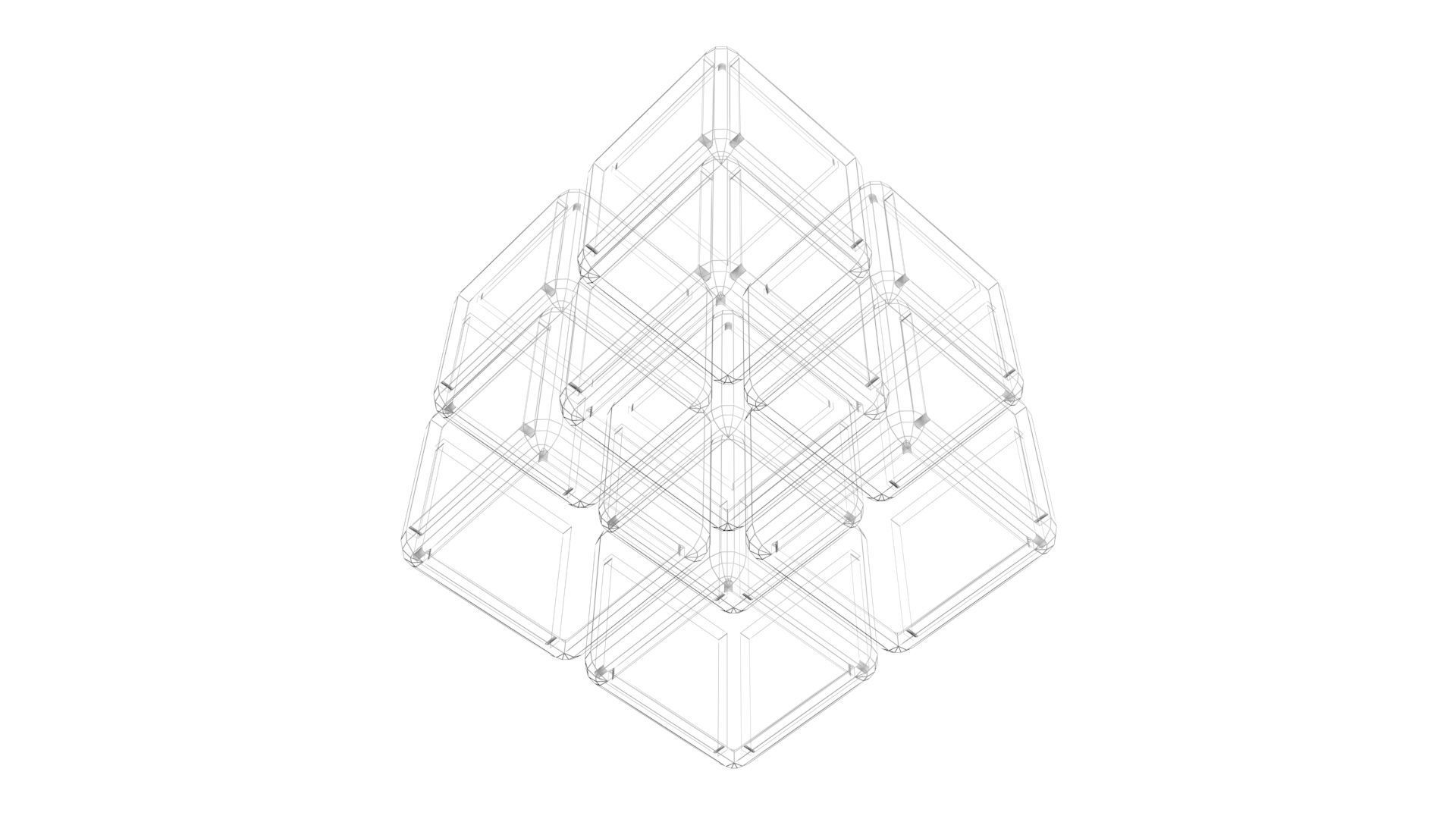 Rubiks Cube 2x2x2 3D model | CGTrader