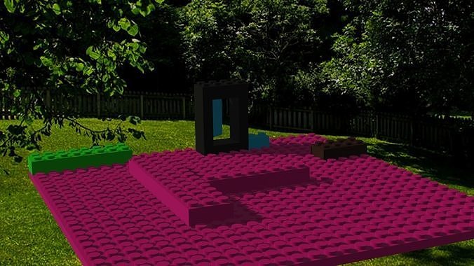 Lego Block modular free 3D model | CGTrader