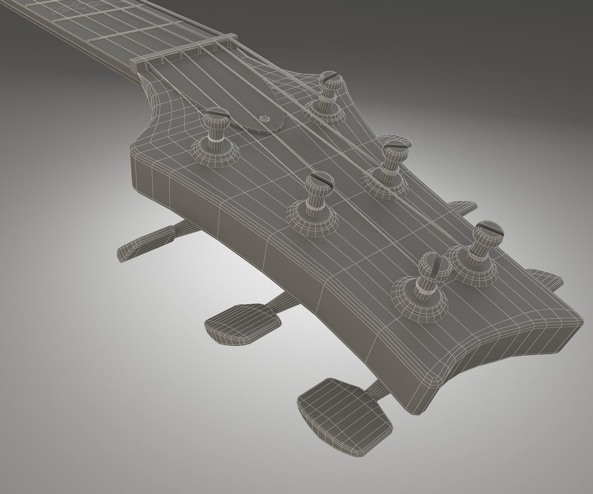 Paul Reed Smith Cutom 22 3D model | CGTrader