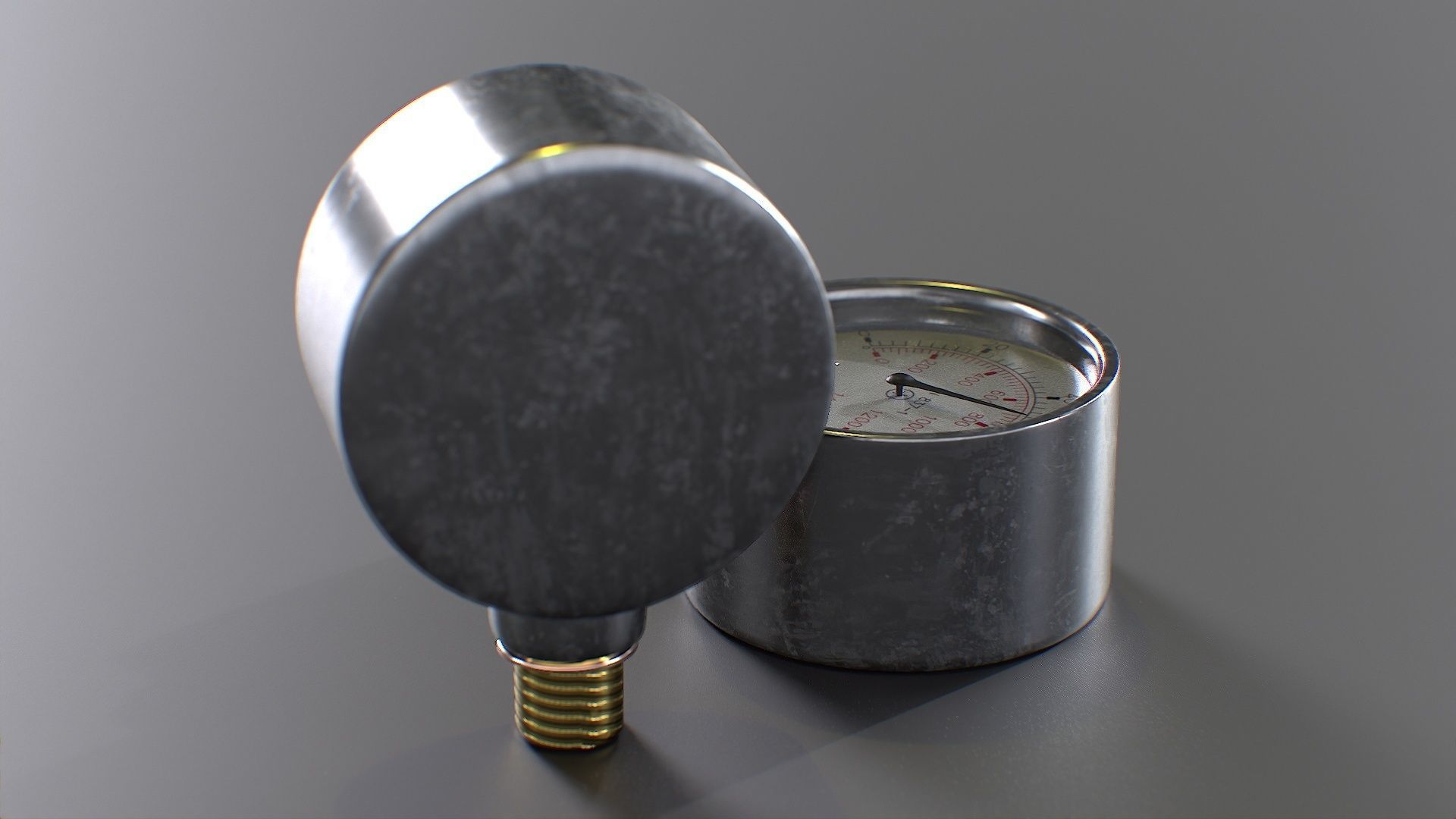 3D model Pressure Gauge VR / AR / low-poly | CGTrader