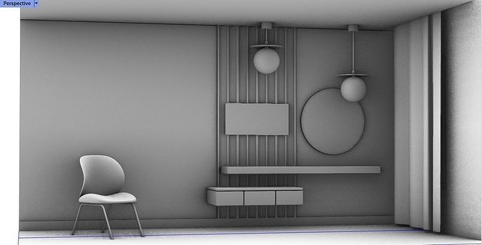 Study Room free 3D model | CGTrader