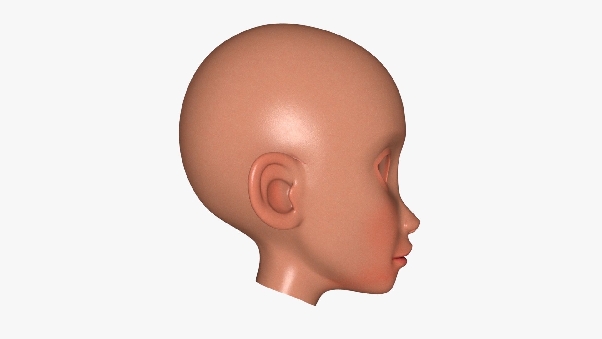 3D model Cartoon Head VR / AR / low-poly | CGTrader