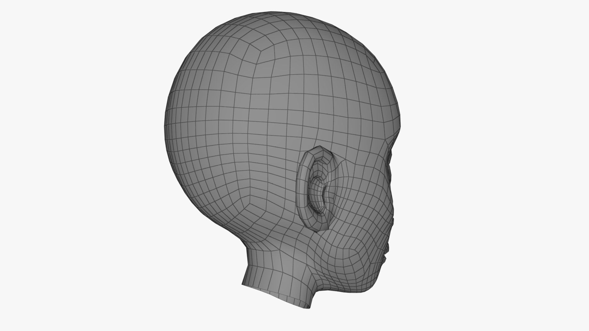3D model Cartoon Head VR / AR / low-poly | CGTrader