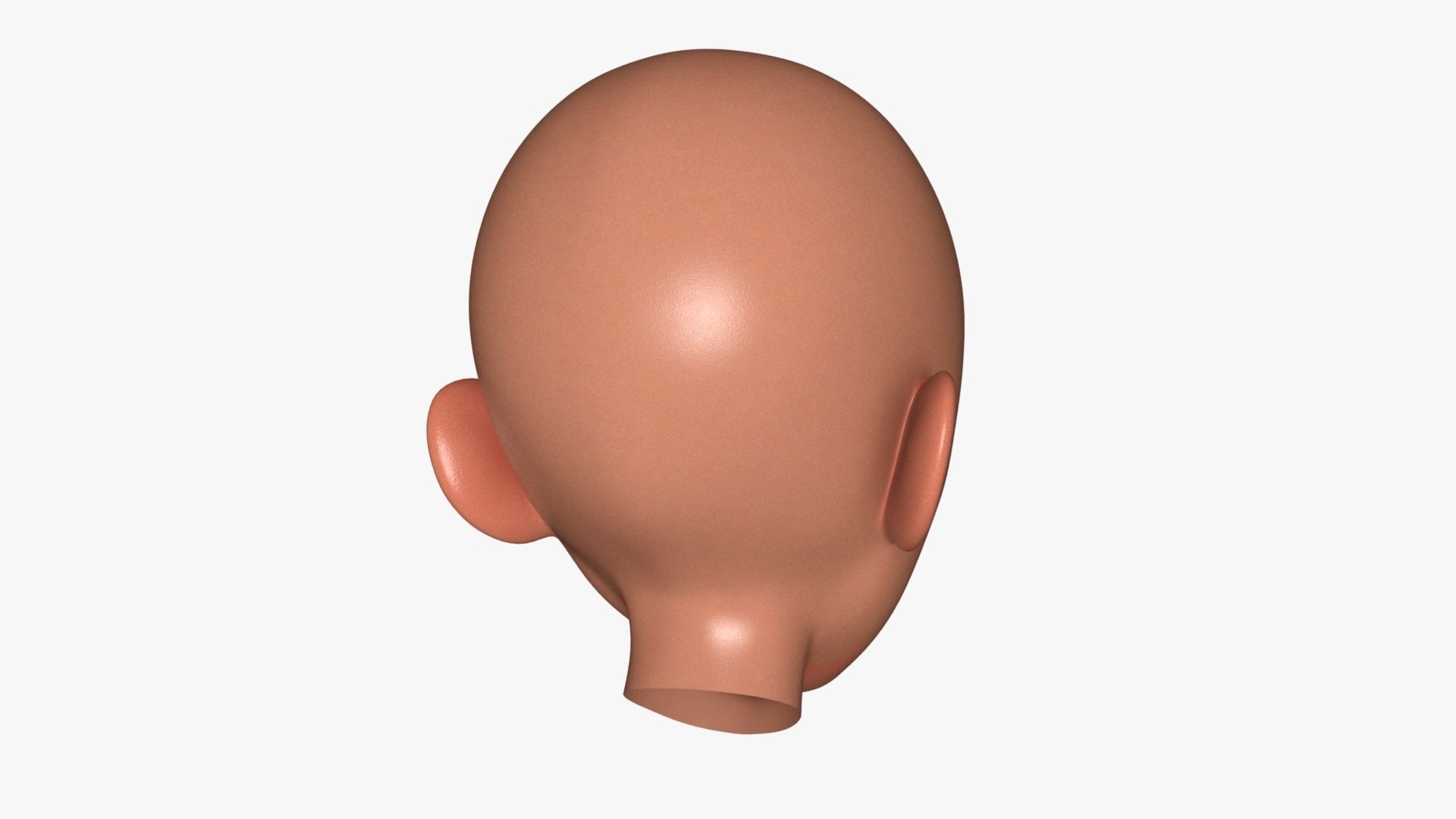 3D model Cartoon Head VR / AR / low-poly | CGTrader