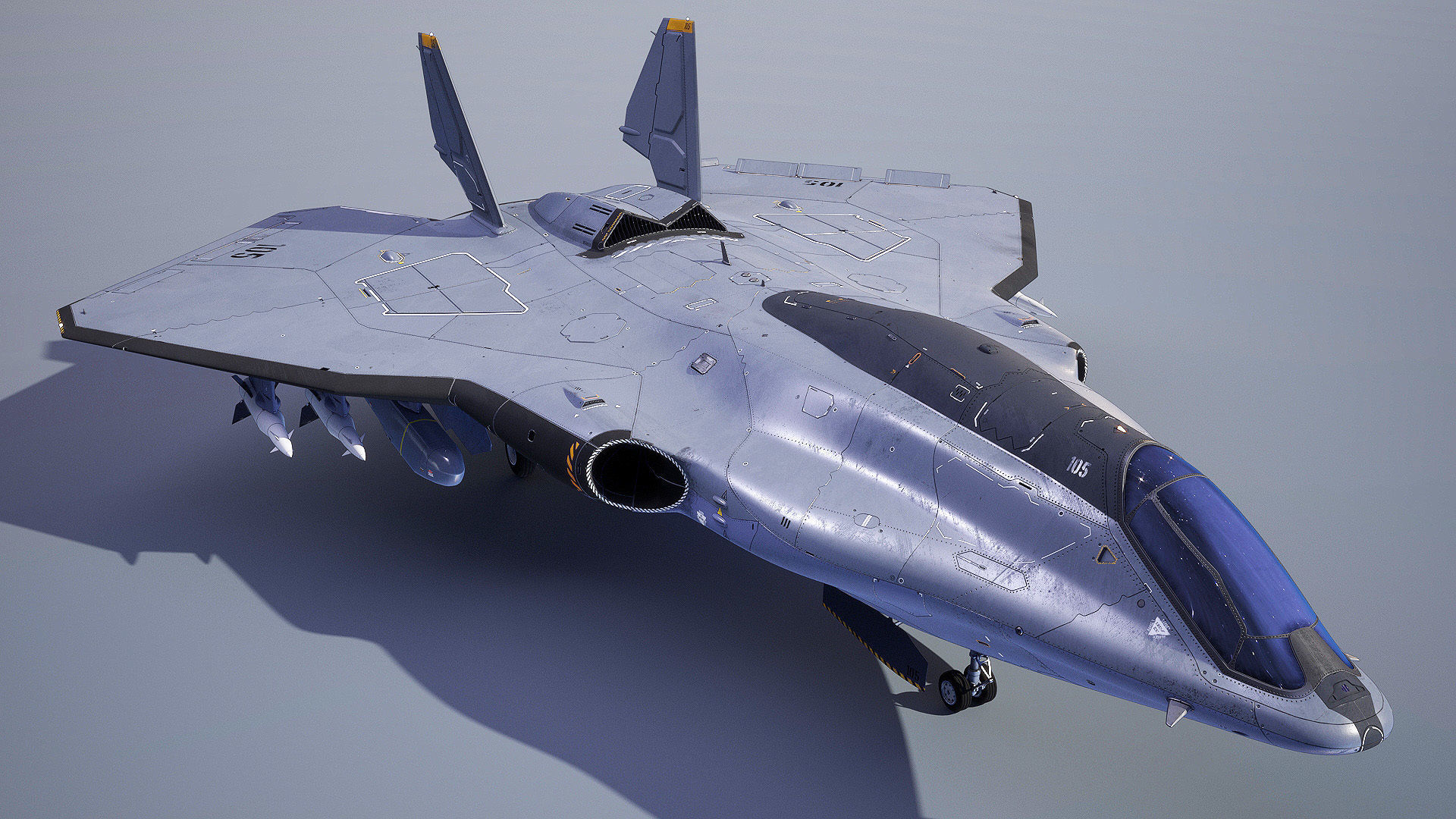 Sci-fi Multi-purpose Spacefighter 3D model | CGTrader