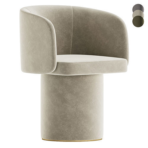 Ditre italia BILLIE Chair 3D model | CGTrader