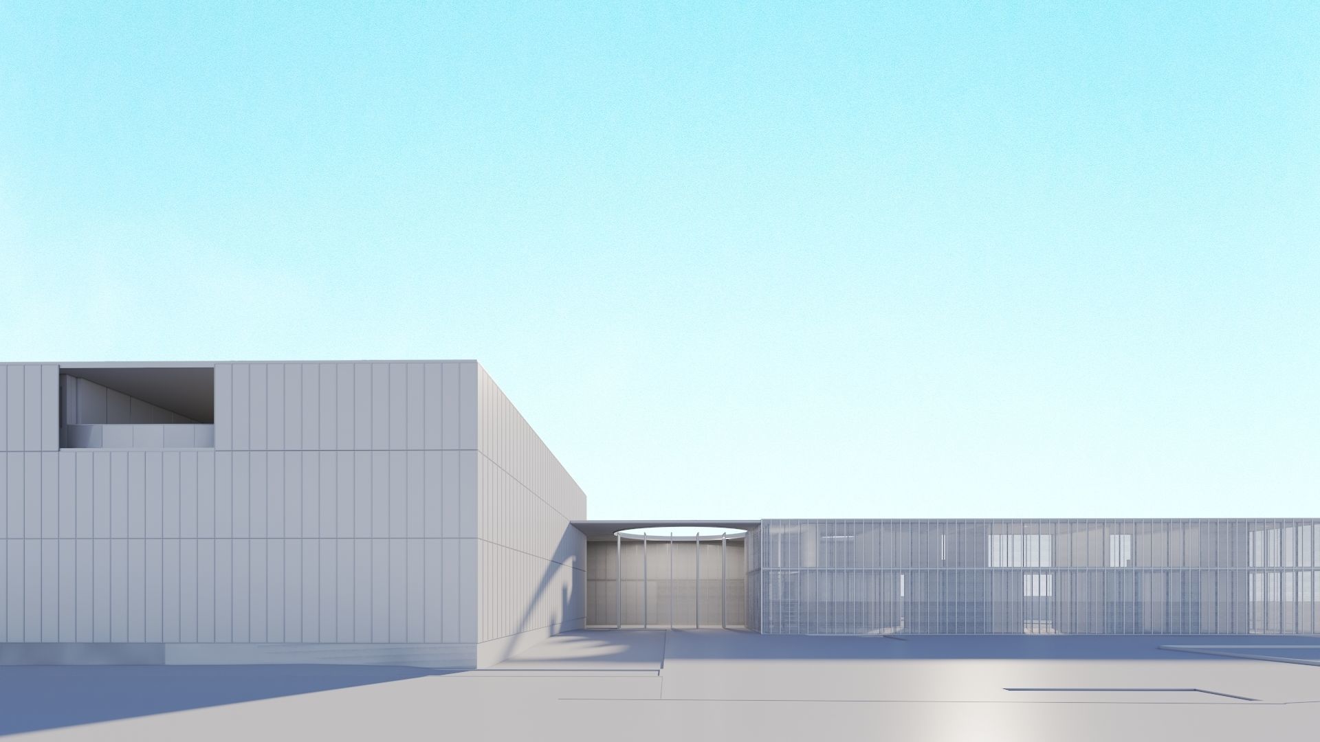 School Building 3D model | CGTrader