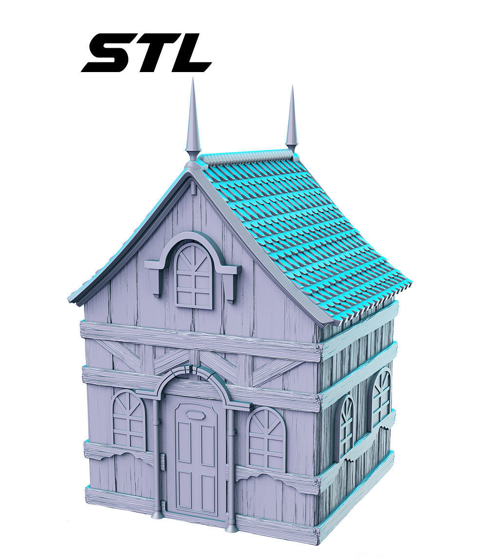 Hell House Final Fantasy 32mm Pre-supported 3D model 3D printable ...
