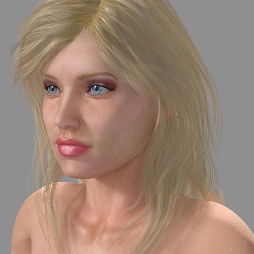 3D model Anastasia Female Character VR / AR / low-poly | CGTrader