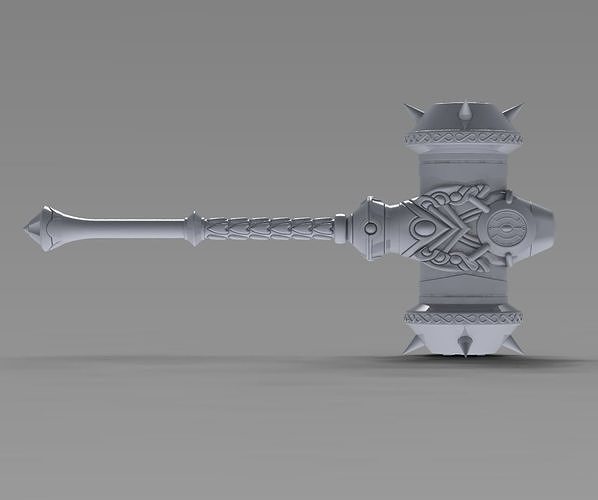 3D model Basalt Battlehammer from Lineage2 Game 3D print model 3D model ...