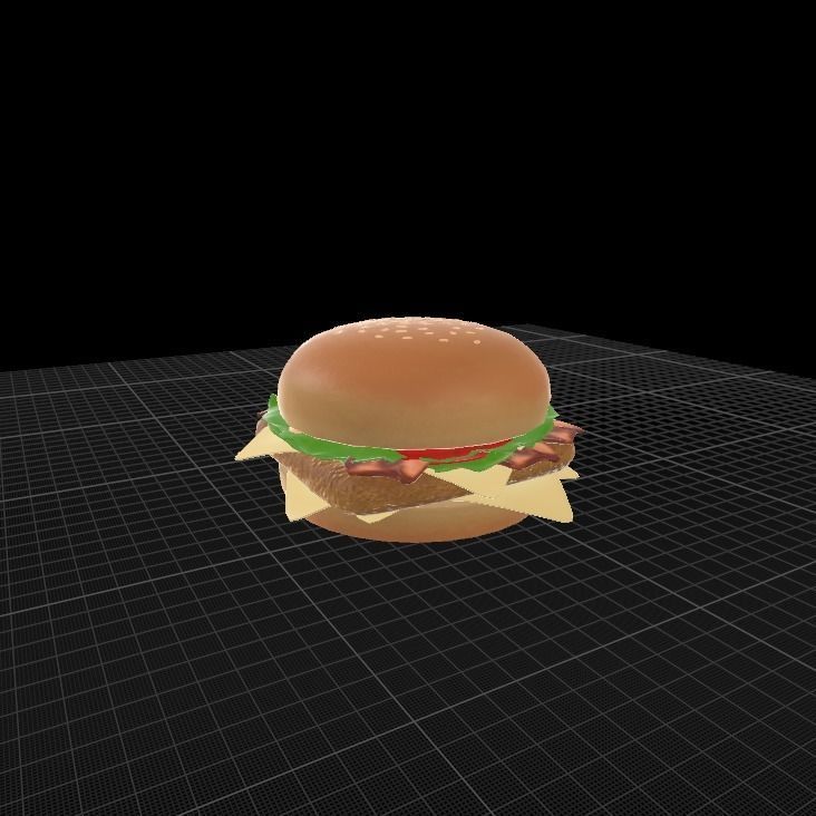 Chicken big tasty bacon 3D model | CGTrader