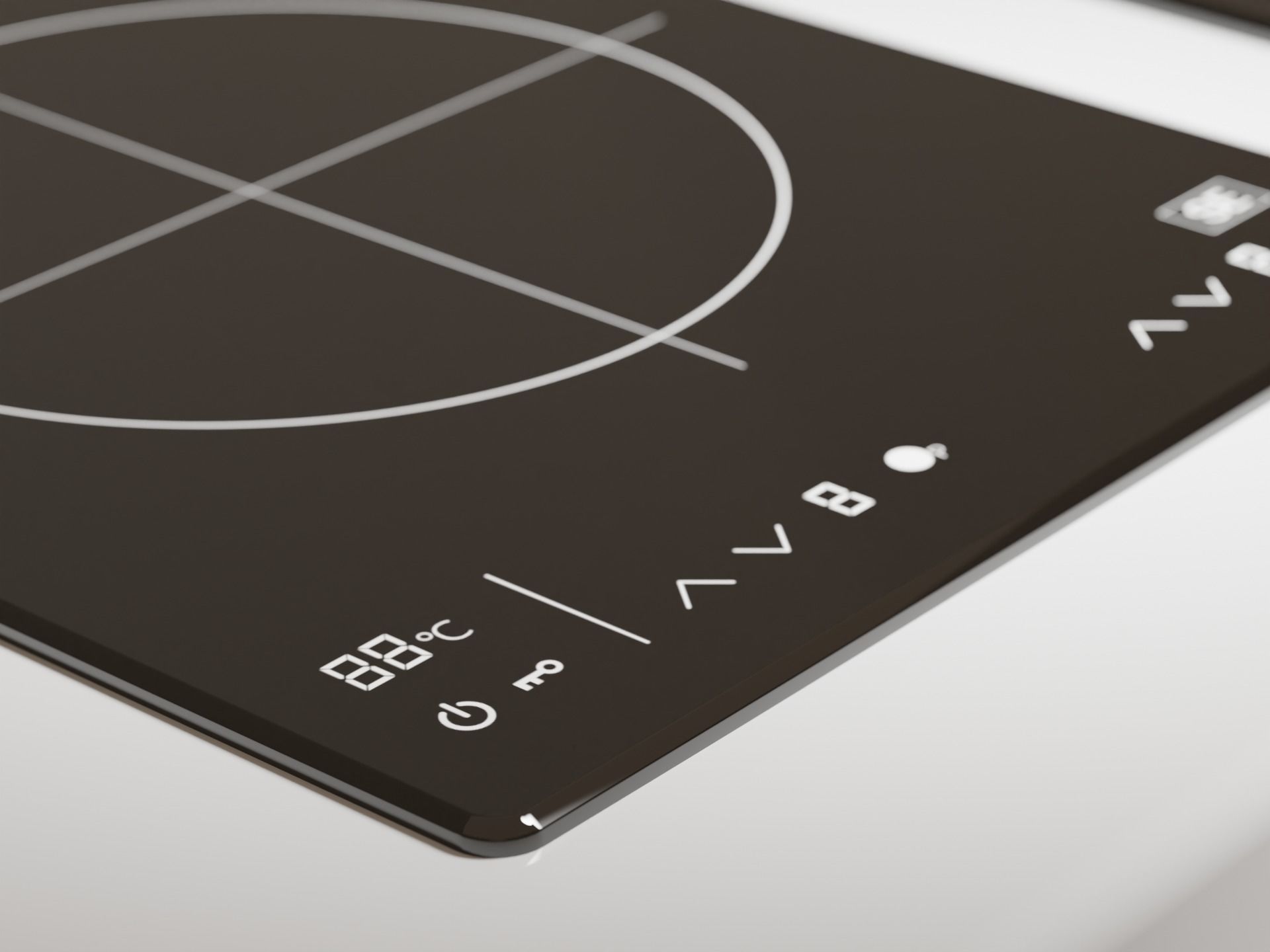 Induction Cooktop free VR / AR / low-poly 3D model | CGTrader
