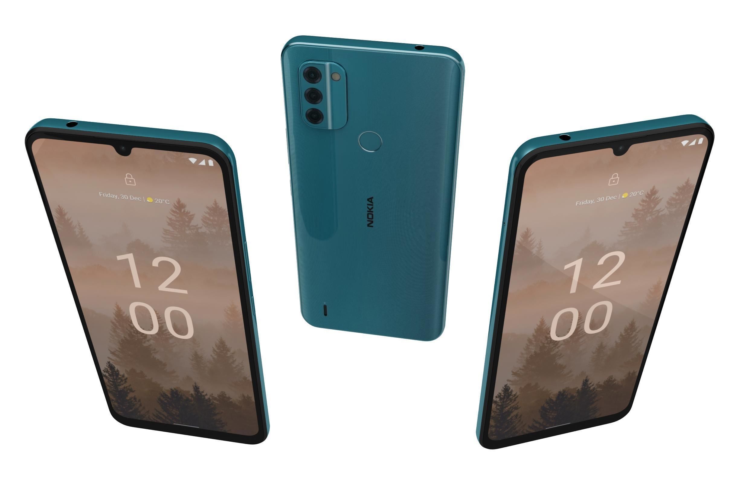 Nokia C31 Cyan 3D model | CGTrader