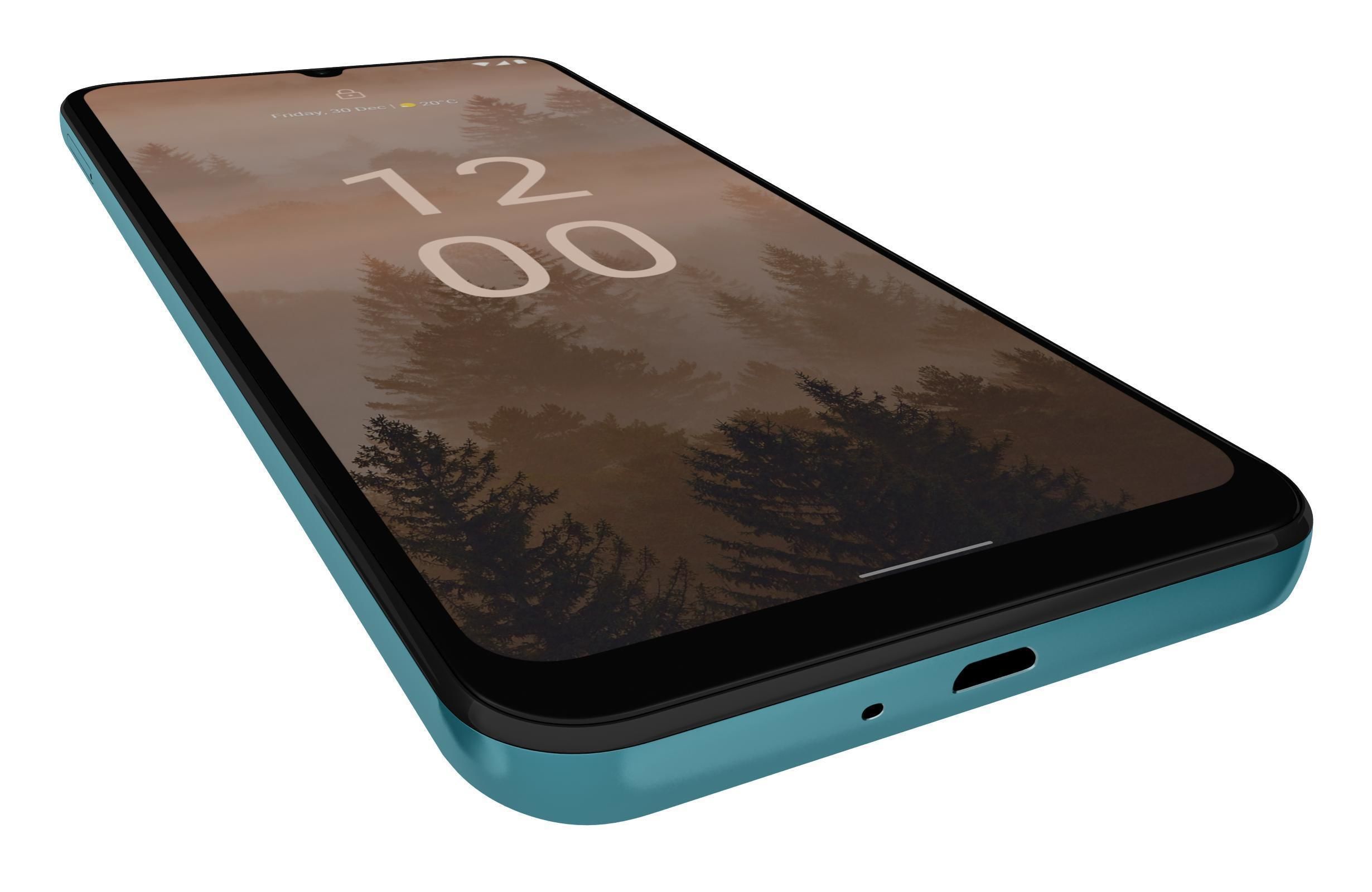 Nokia C31 Cyan 3D model | CGTrader