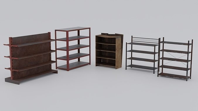 Storage racks free VR / AR / low-poly 3D model | CGTrader