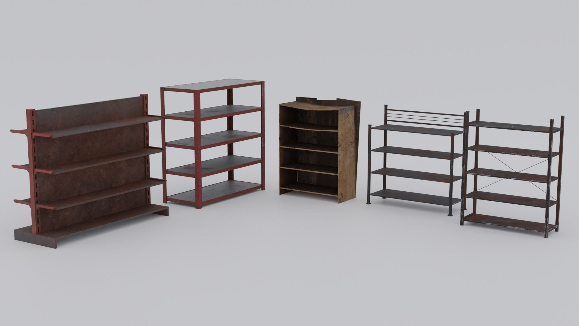 Storage racks free VR / AR / low-poly 3D model | CGTrader