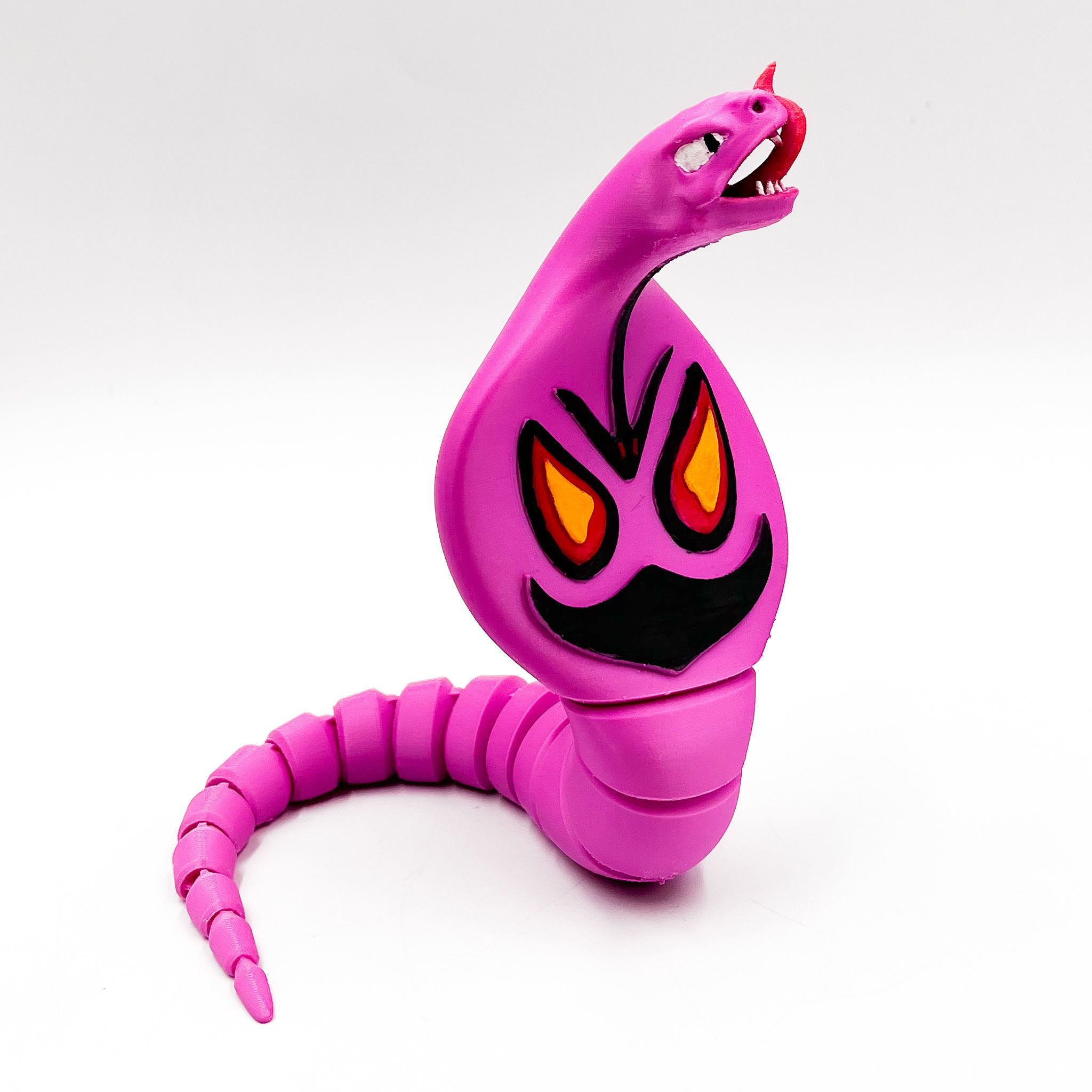 Pokemon Flexi Arbok articulated no supports snake cobra 3D model 3D ...