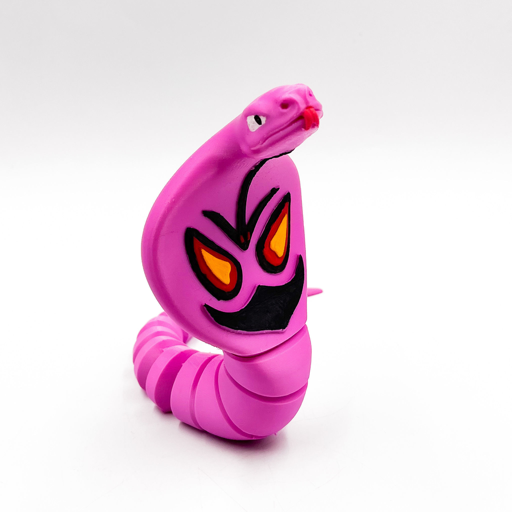 Pokemon Flexi Arbok articulated no supports snake cobra 3D model 3D ...