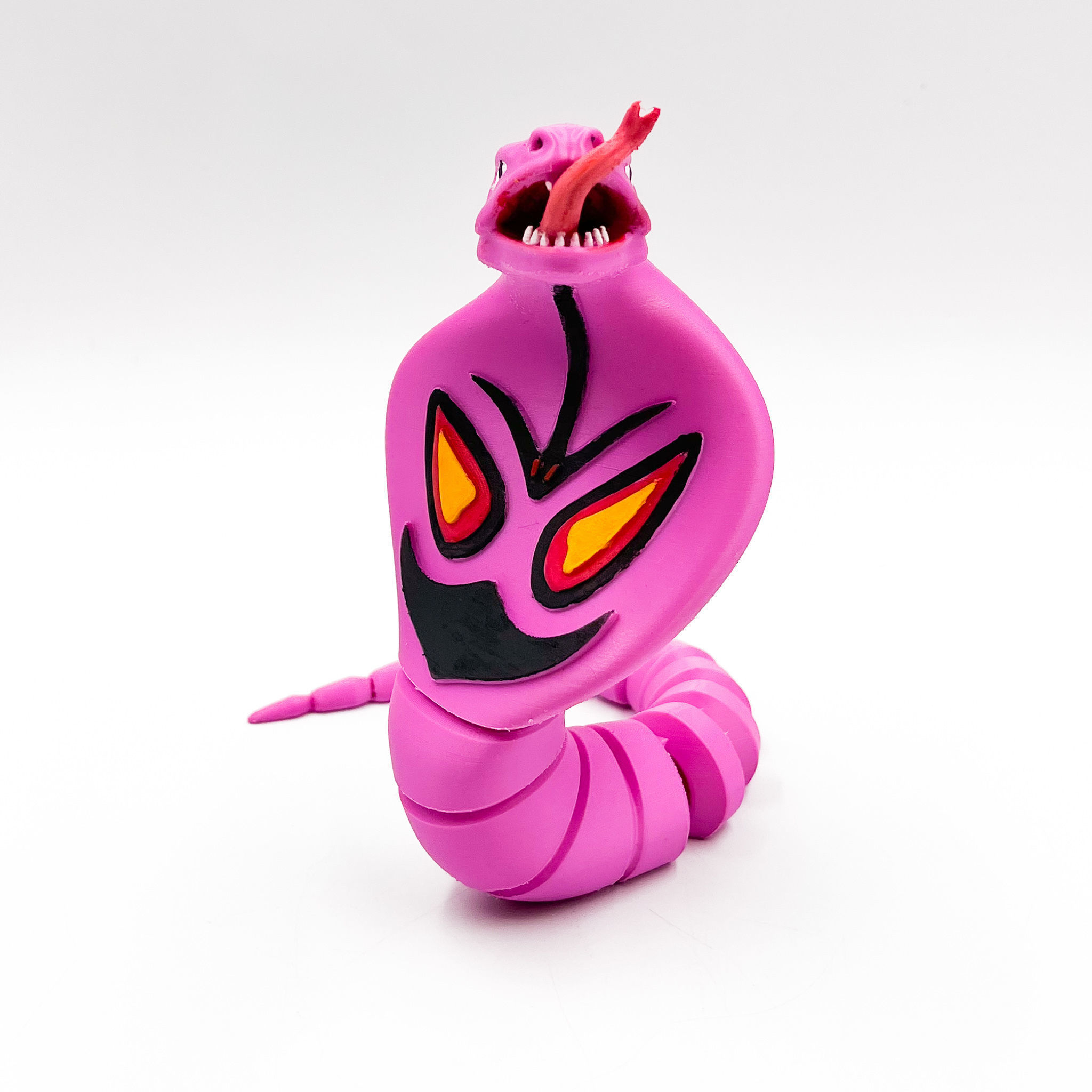 Pokemon Flexi Arbok articulated no supports snake cobra 3D model 3D ...