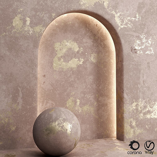 Decorative plaster 02-PBR-Seamless Texture | CGTrader