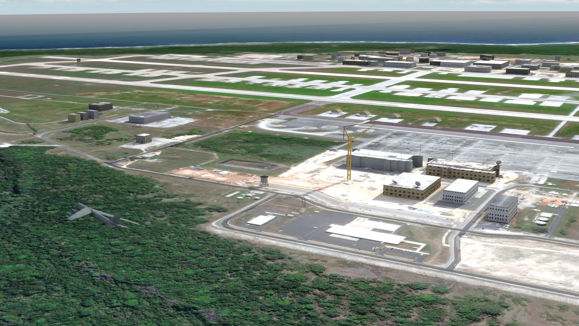Anderson Airbase Guam 3D model | CGTrader