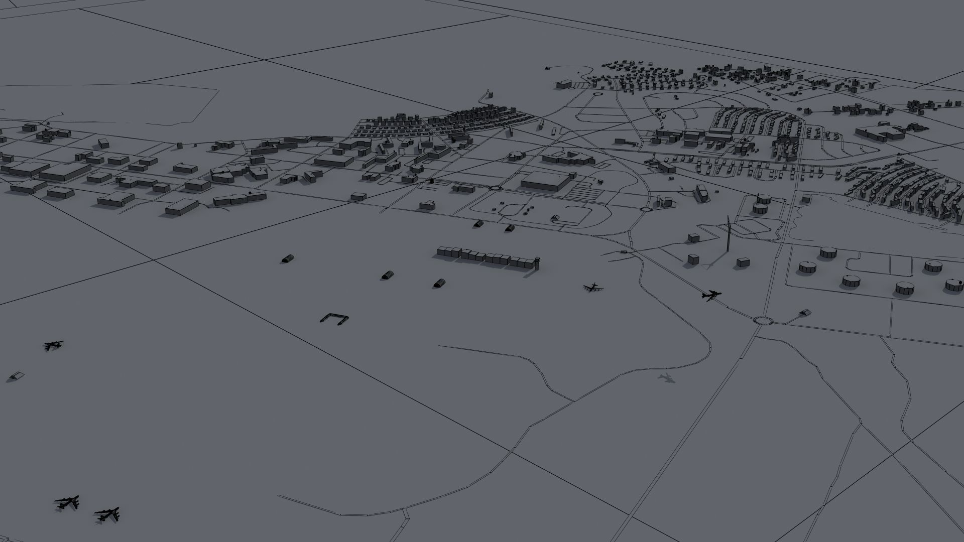 Anderson Airbase Guam 3D model | CGTrader