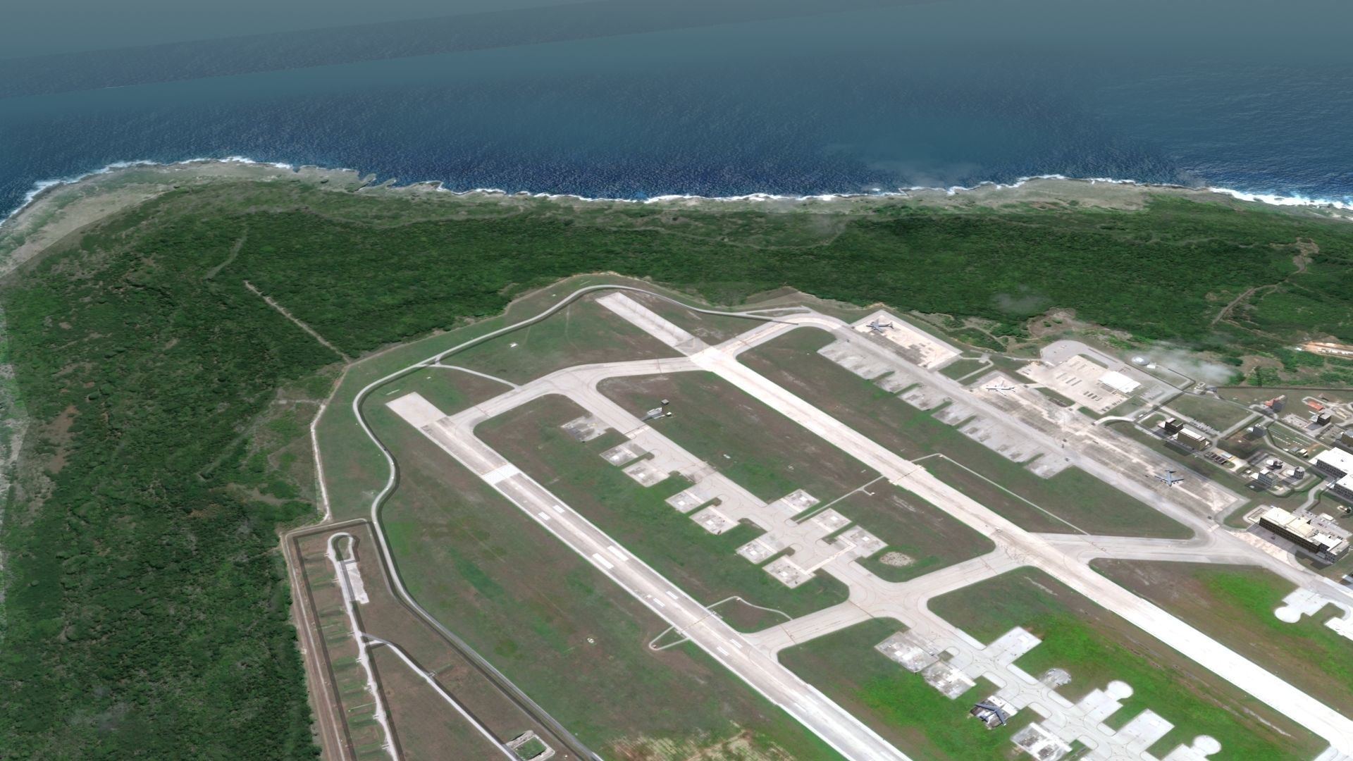 Anderson Airbase Guam 3D model | CGTrader