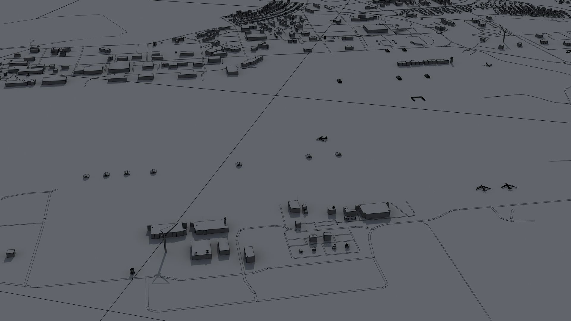 Anderson Airbase Guam 3D model | CGTrader