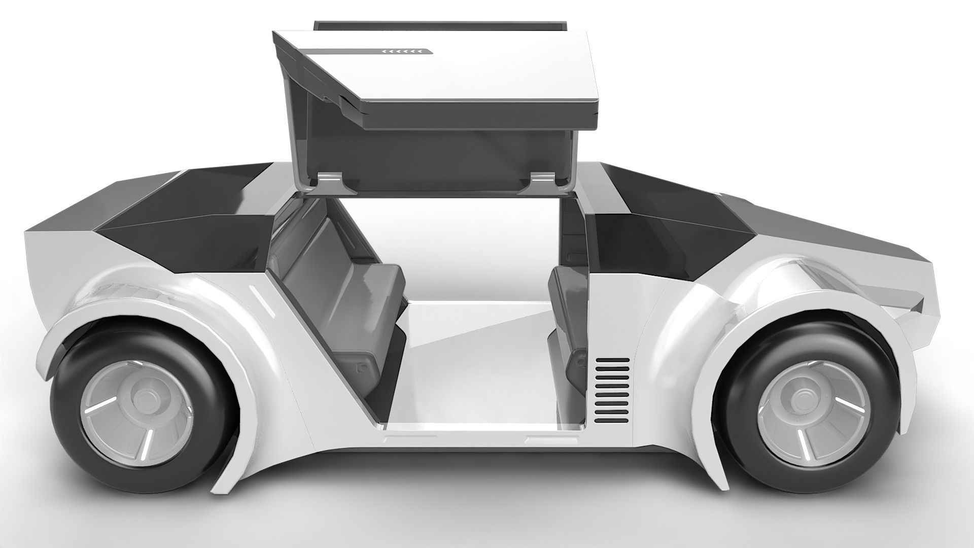 Concept Car v01 3D model | CGTrader