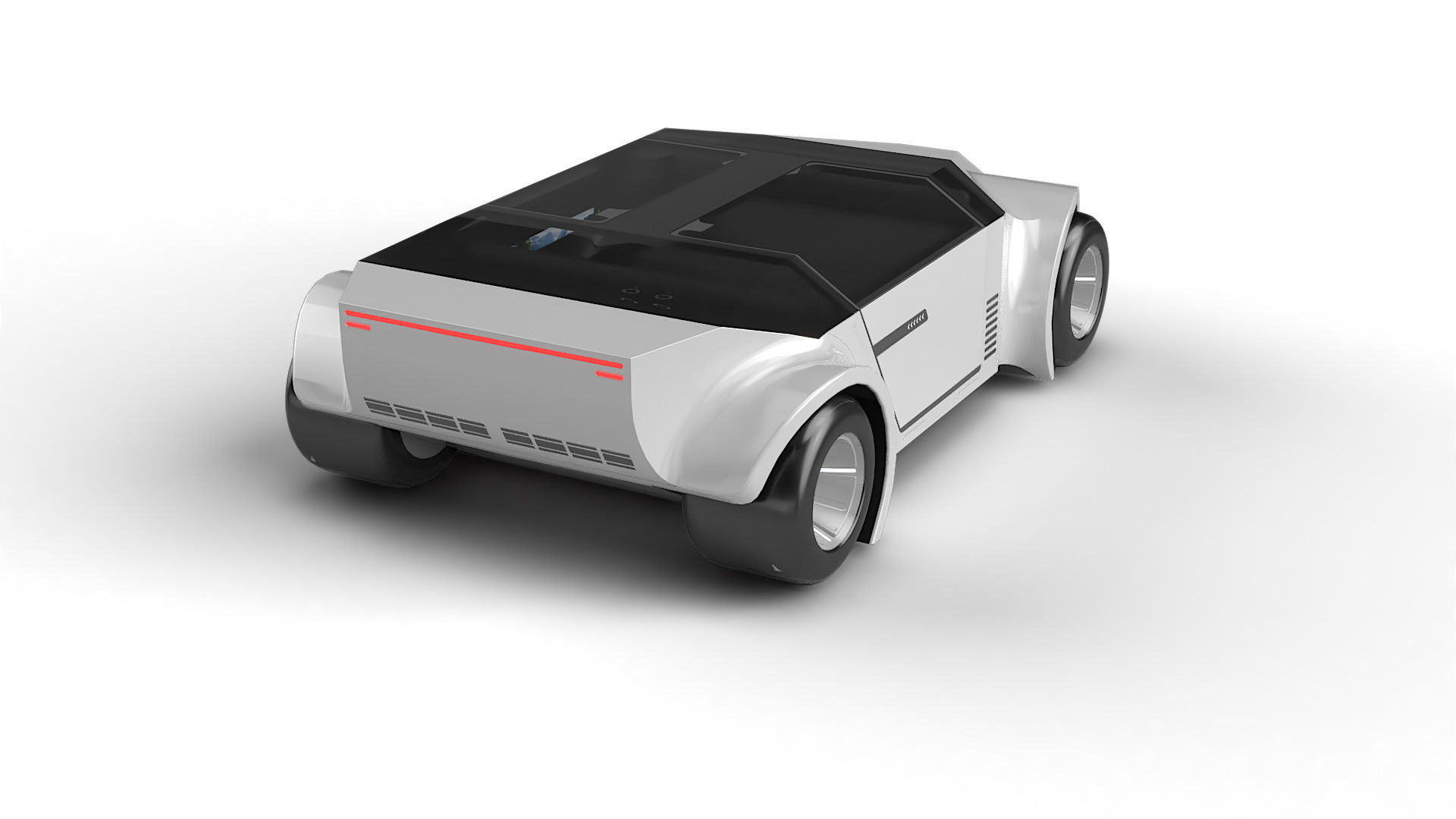 Concept Car v01 3D model | CGTrader