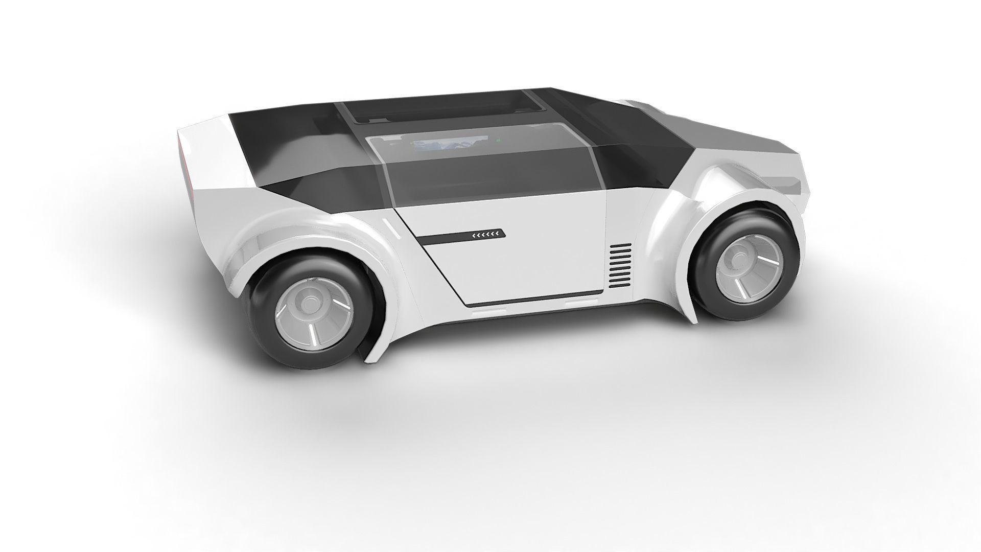 Concept Car v01 3D model | CGTrader