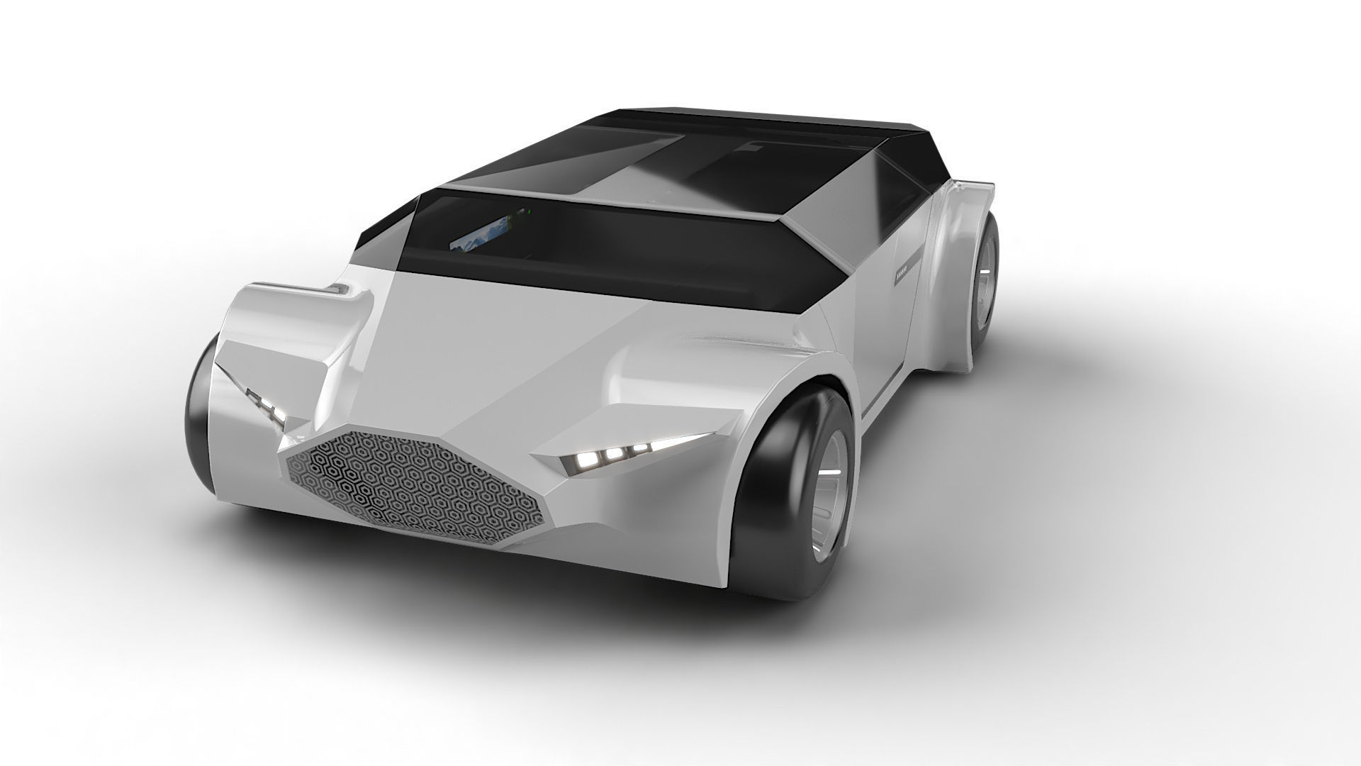 Concept Car v01 3D model | CGTrader