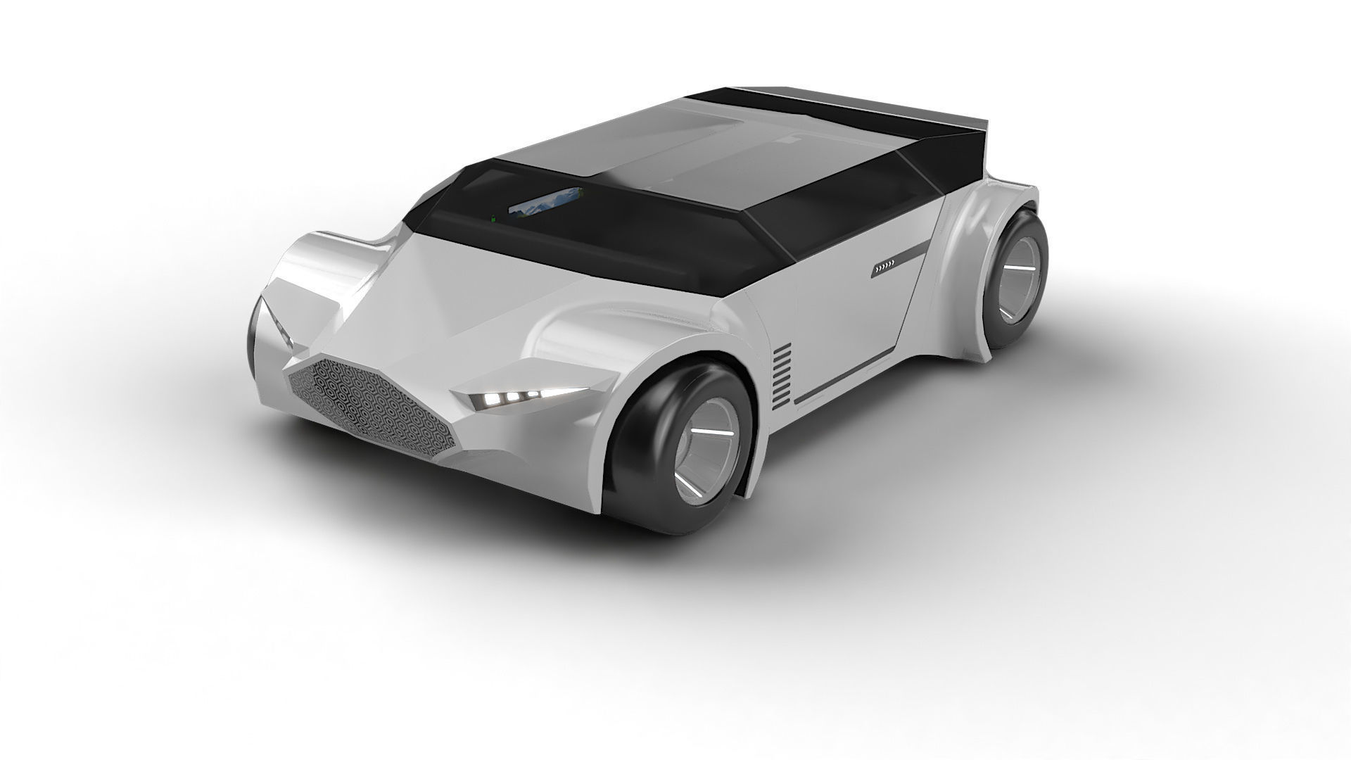 Concept Car v01 3D model | CGTrader