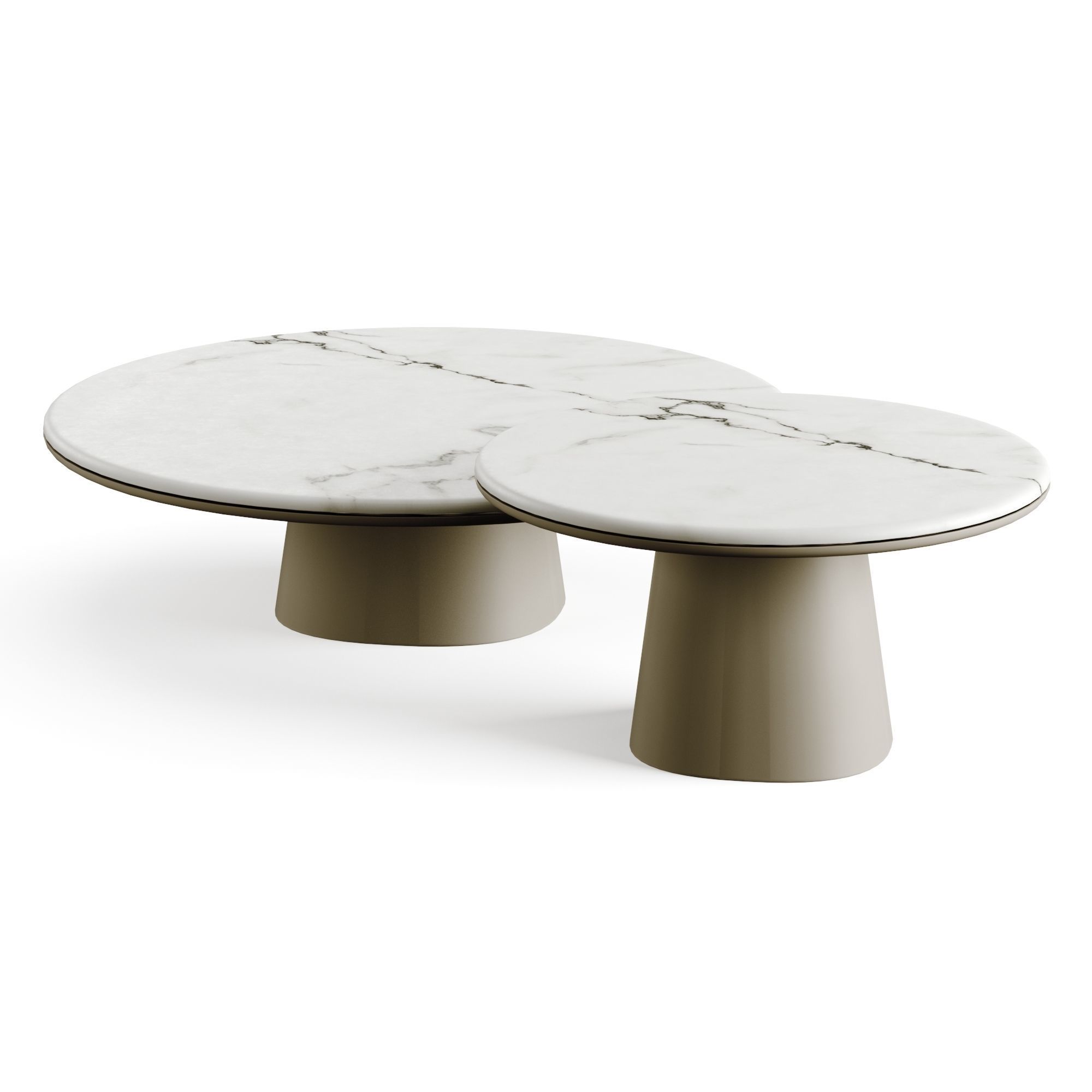 Meridiani Leon Marble Coffee Table 3D model | CGTrader