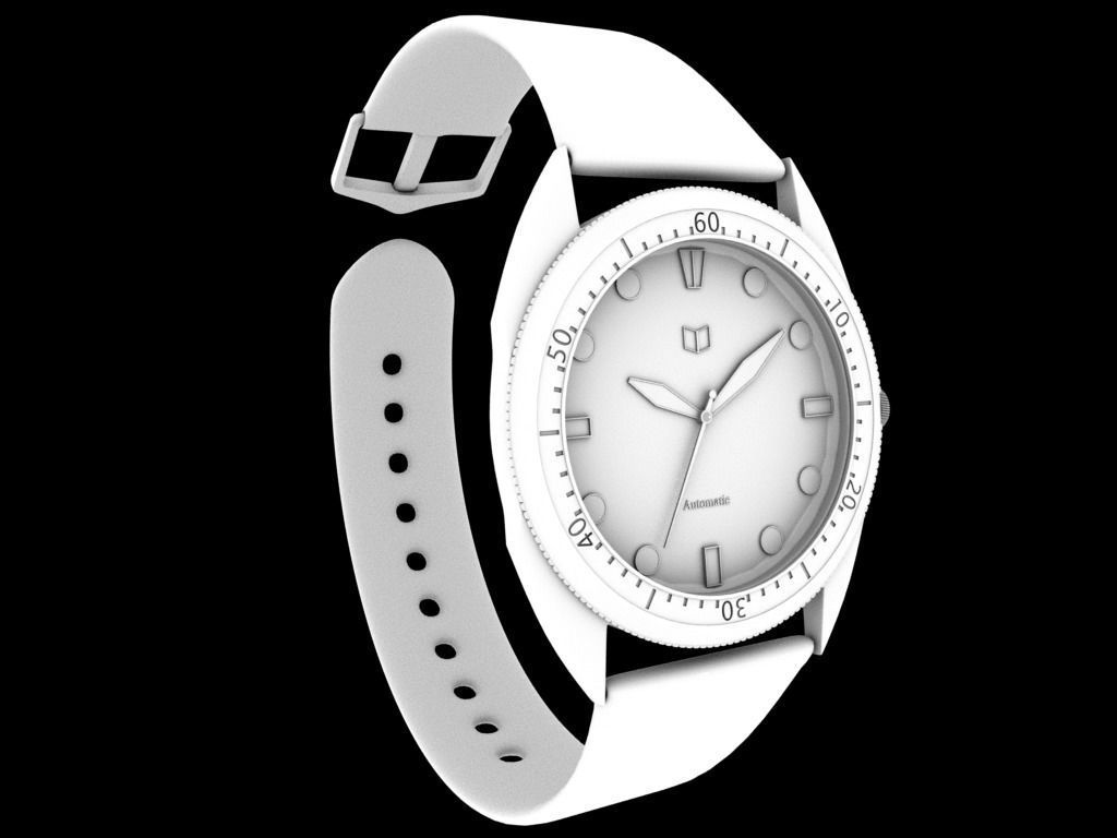 wrist watch 3D model | CGTrader