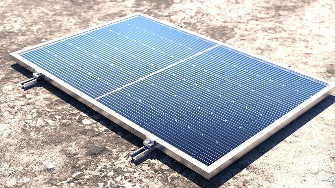 Sunova SS-415-54MDH Photovoltaic Module Geometry Node 3D model | CGTrader