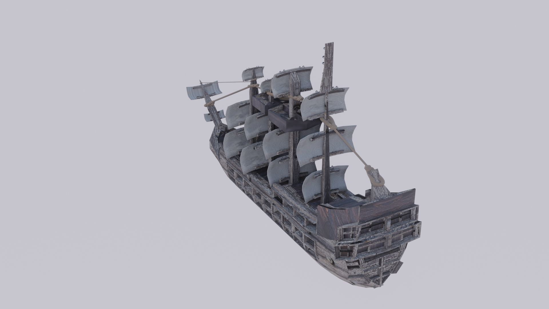 3D model Ship low poly 3D model for free VR / AR / low-poly | CGTrader