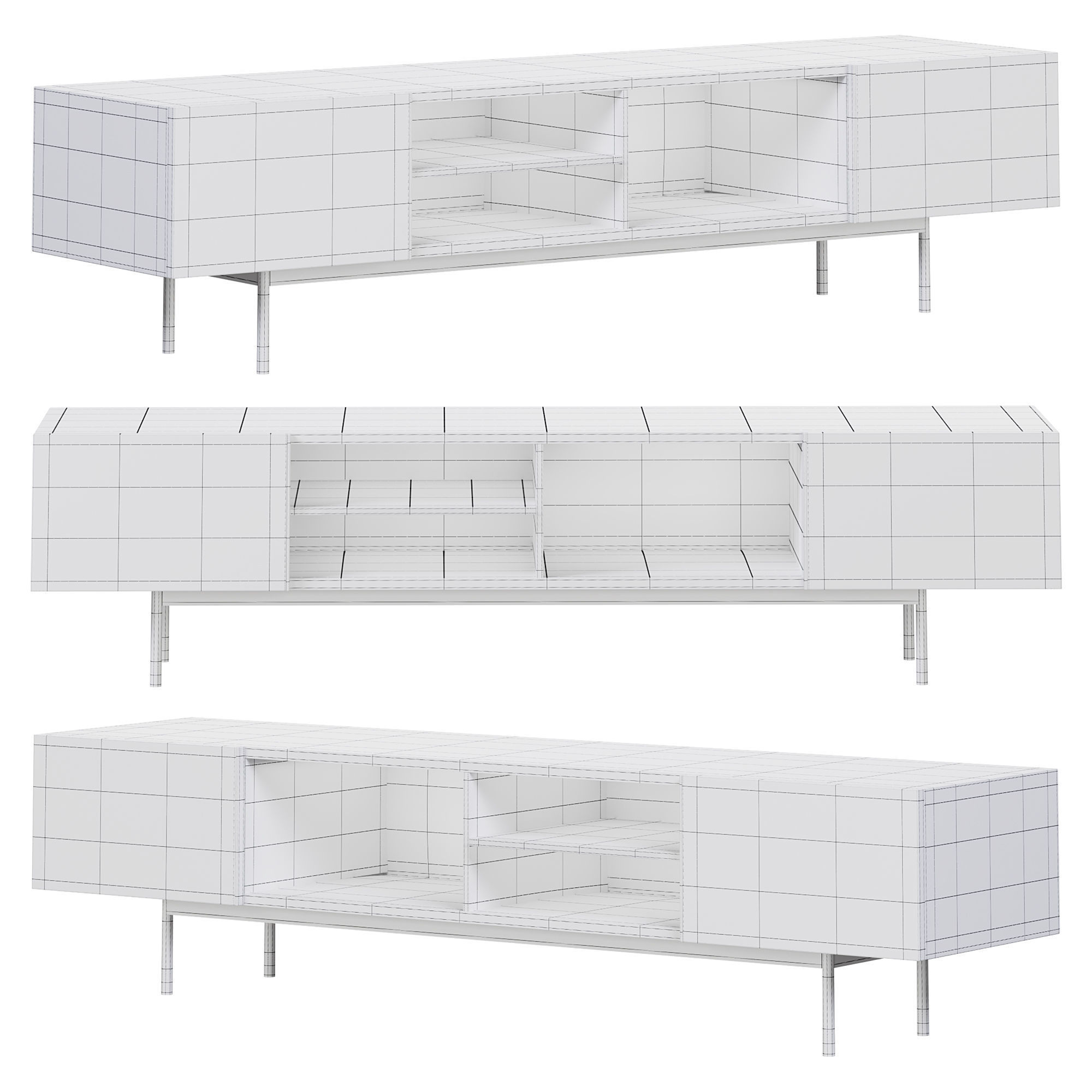 CUBA TV CABINET by laskasas 3D model | CGTrader