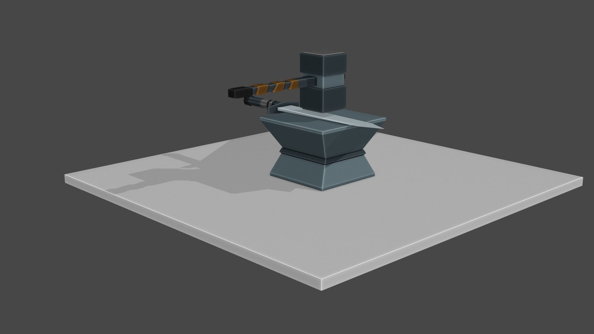 Ancient Sword forging for free free VR / AR / low-poly 3D model | CGTrader