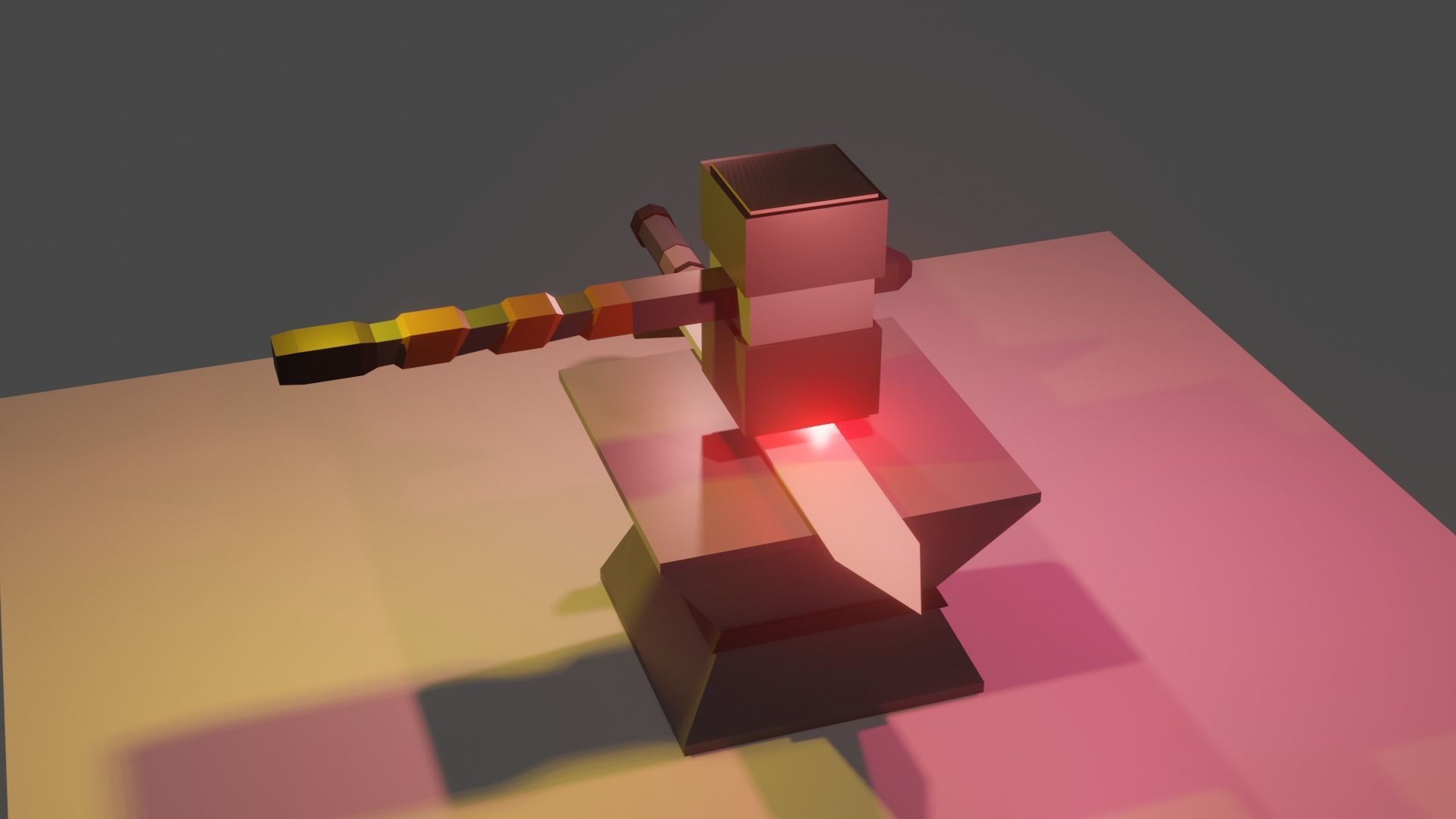 Ancient Sword forging for free free VR / AR / low-poly 3D model | CGTrader