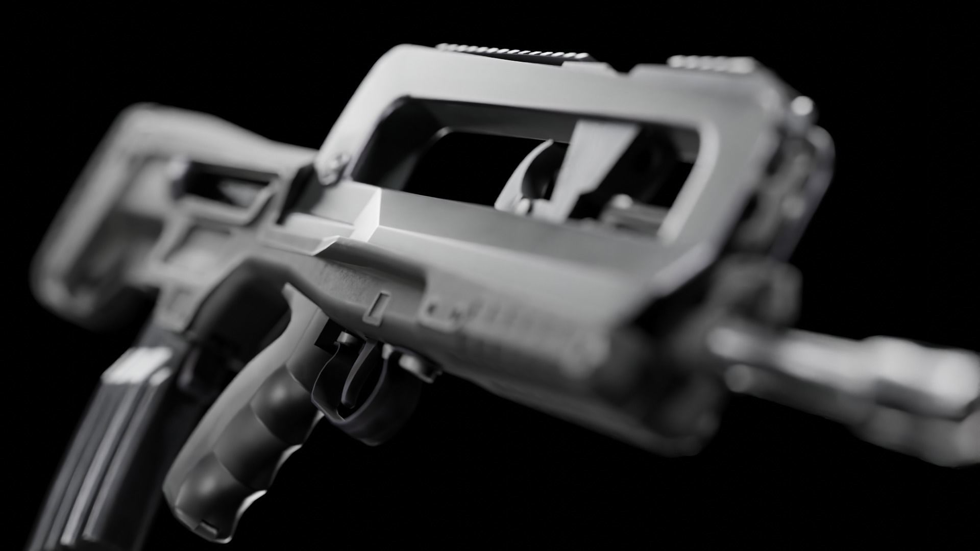 3D model Low Poly FAMAS Rifle VR / AR / low-poly | CGTrader