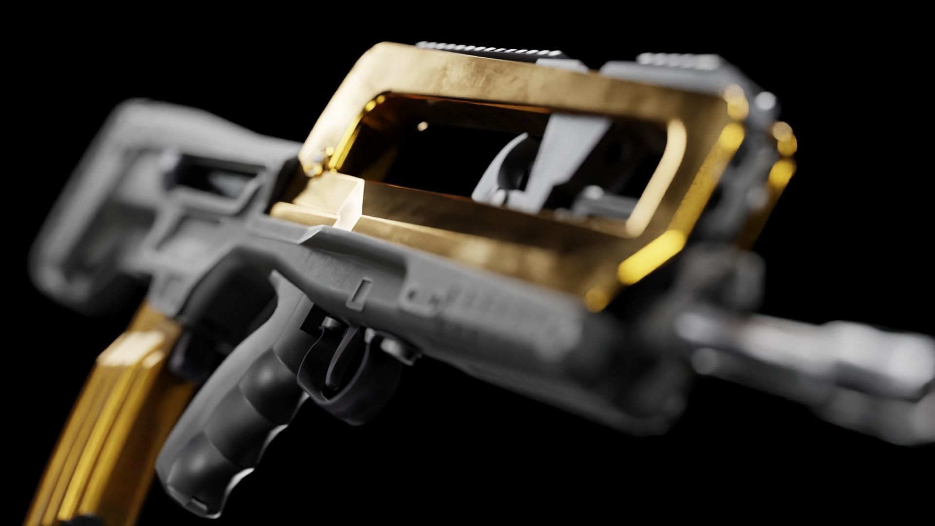 3D model Low Poly FAMAS Rifle VR / AR / low-poly | CGTrader