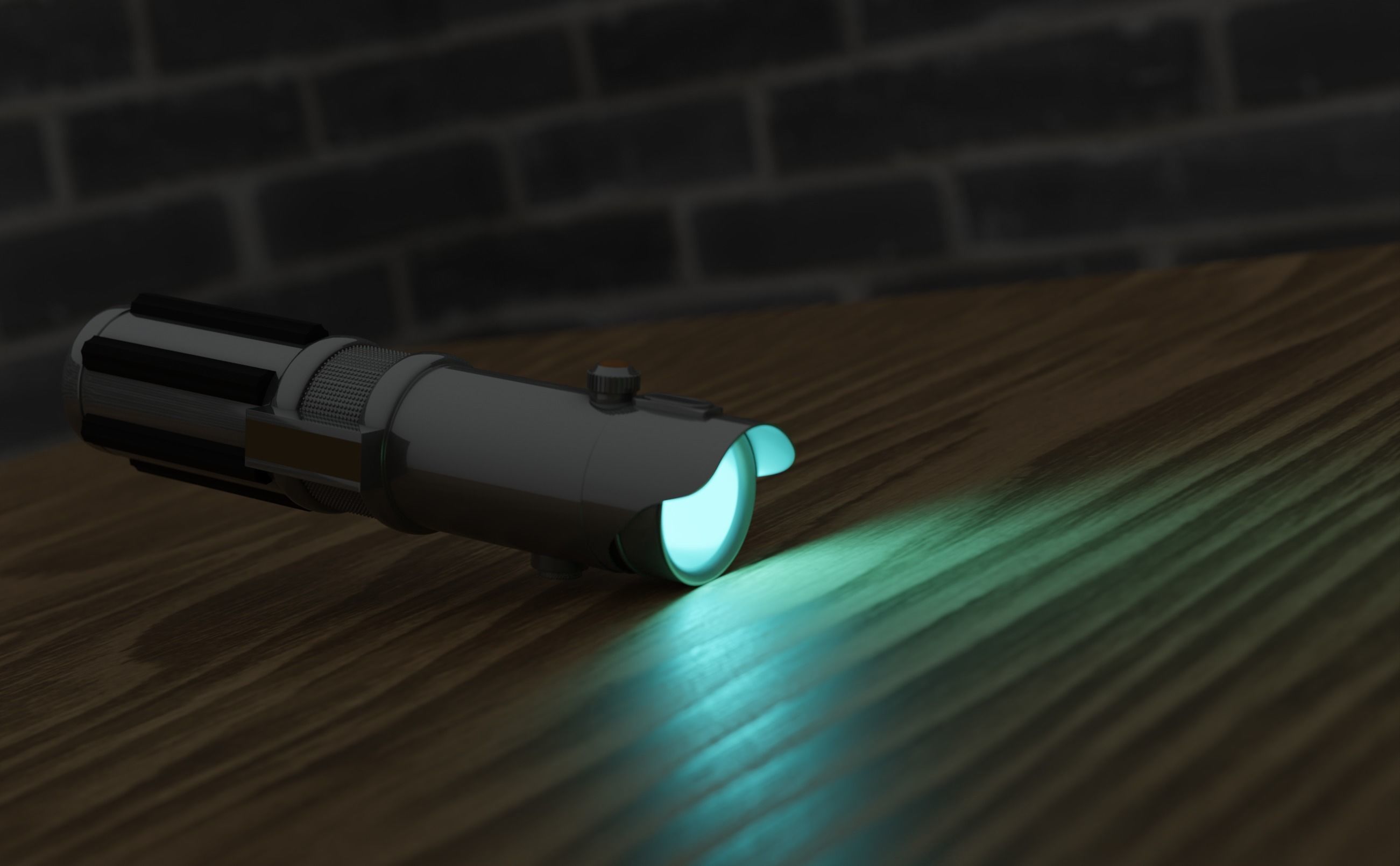 Luke Skywalker Light Saber Model 3D model | CGTrader