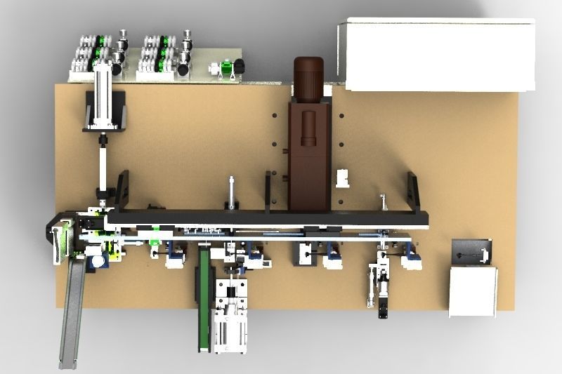 Car door check link assy machine 3D concept 3D model | CGTrader