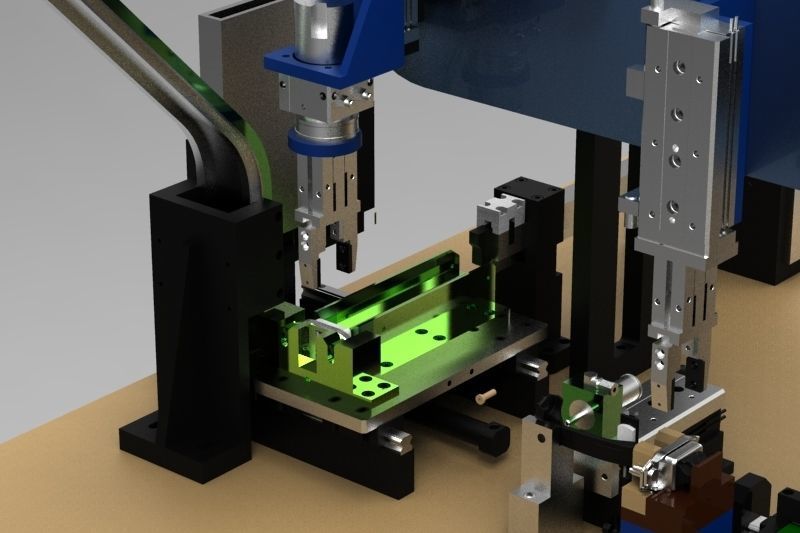 Car door check link assy machine 3D concept 3D model | CGTrader