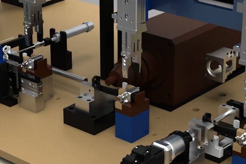 Car door check link assy machine 3D concept 3D model | CGTrader